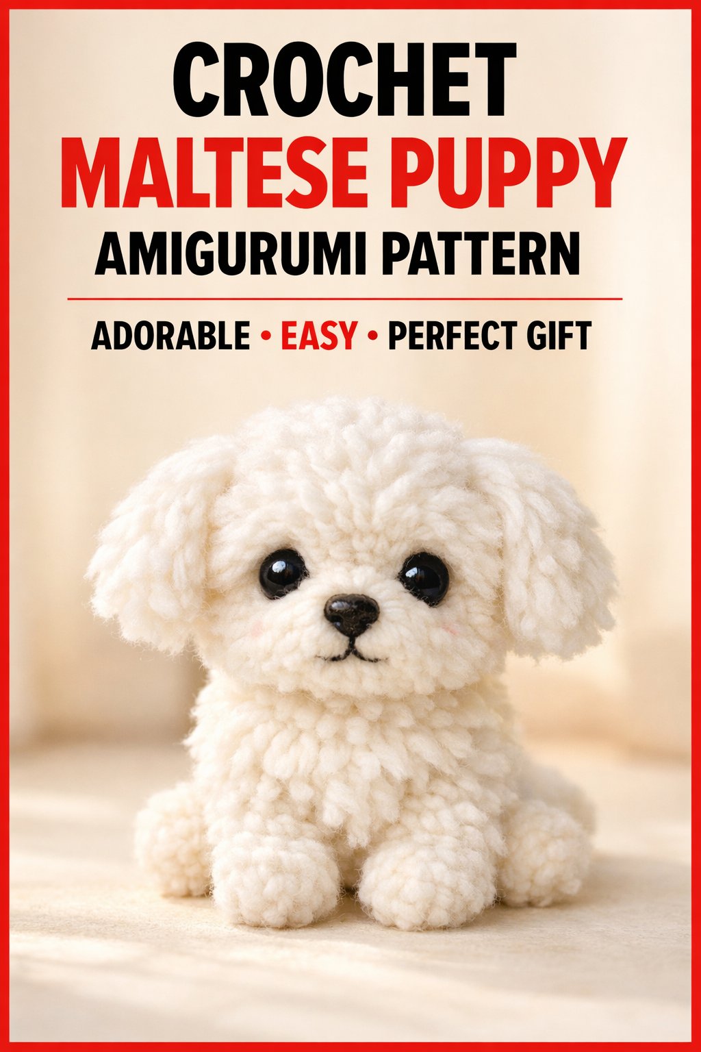 Crochet Maltese Puppy Amigurumi Pattern — Step‑by‑Step Guide For Beginners