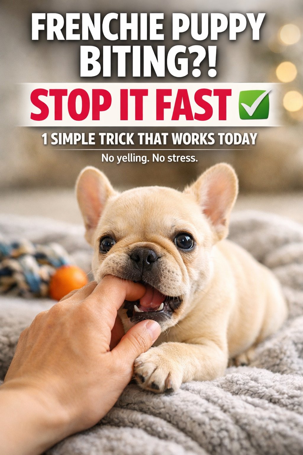 French Bulldog Puppy Biting: How To Stop Fast