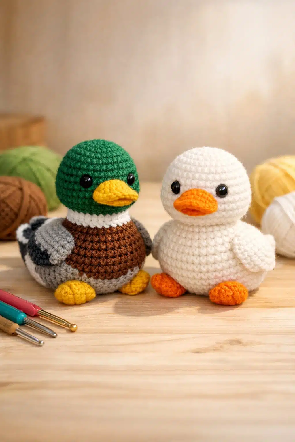 Amigurumi Duck Free Pattern: 5 Simple Designs