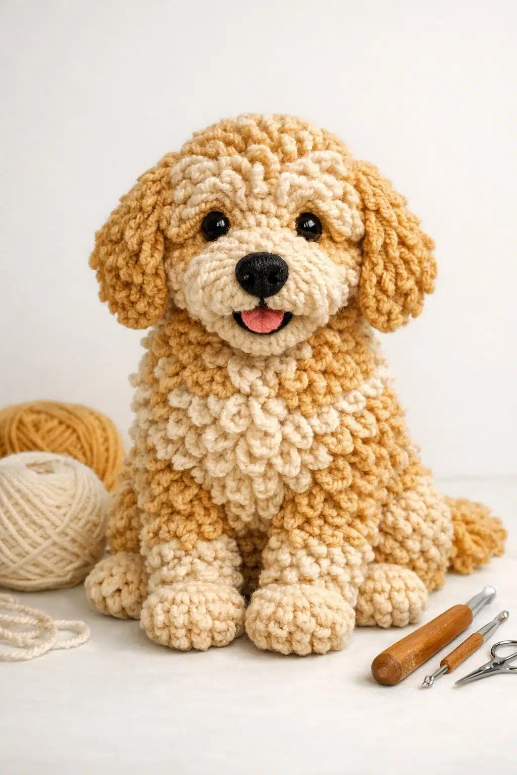 Goldendoodle Crochet Pattern Free | Cute Amigurumi Dog