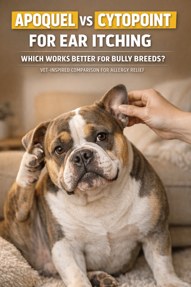 Apoquel Vs Cytopoint For Ear Itching: Which Works Better For Bully Breeds?