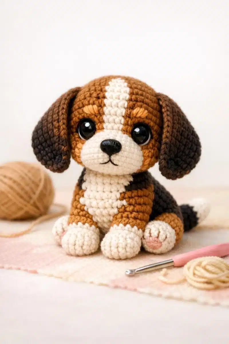 Beagle Crochet Pattern Ideas – Beginner Amigurumi Beagle Dog